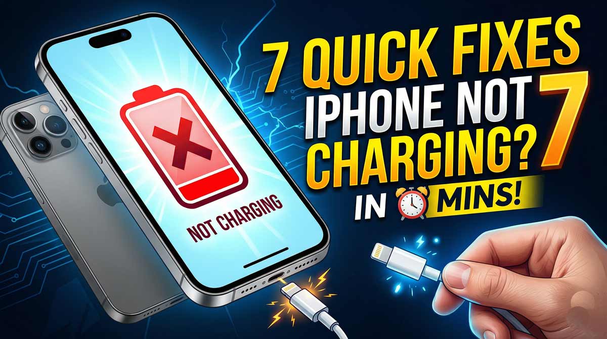 iPhone Charging not Working? 7 Quick Fixes Work in 10 Minutes
